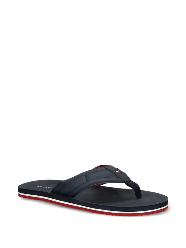 Tommy Hilfiger Padded Strap Flip Flops - Blue