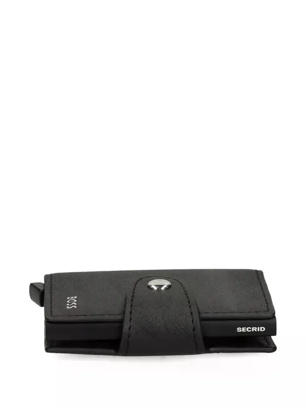 BOSS Snap-button Leather Wallet