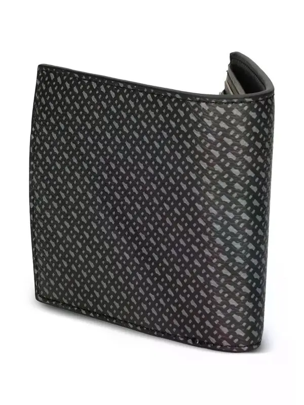 BOSS Patterned Wallet - Black
