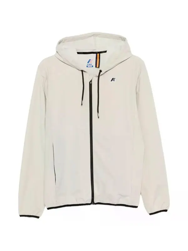 K-WAY Journeer Zip-up Hoodie - Neutrals