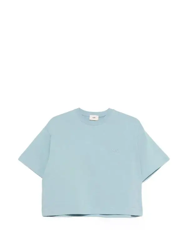 AUTRY Round Neck Short Sleeve T-shirt - Blue