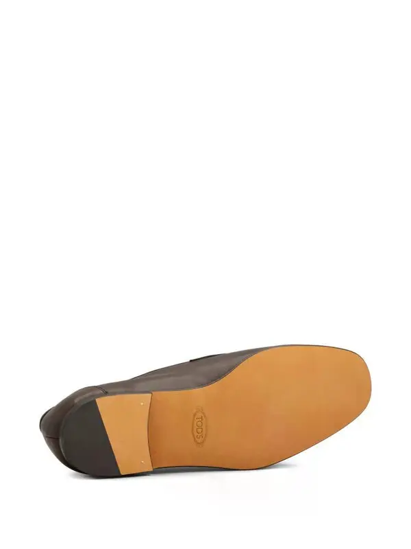 TOD'S Strap Leather Loafers