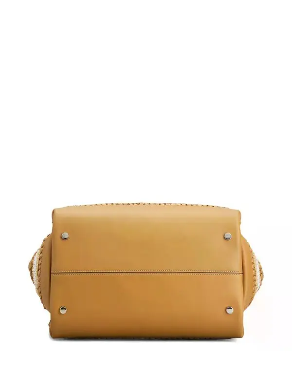 TOD'S Pendant Raffia Tote