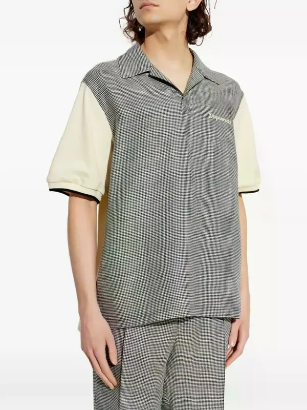 Dsquared2 Short-sleeved Houndstooth T-shirt