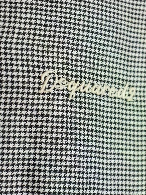 Dsquared2 Short-sleeved Houndstooth T-shirt