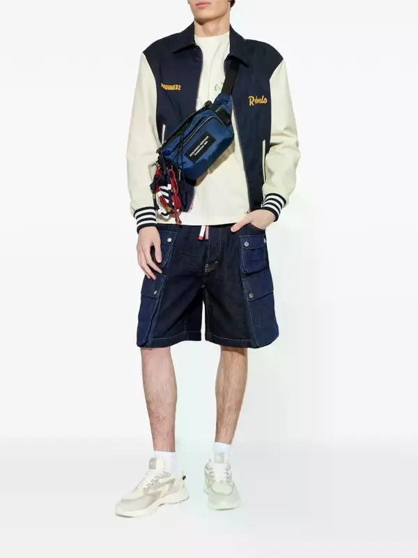 Dsquared2 Dark Wash Cargo Shorts