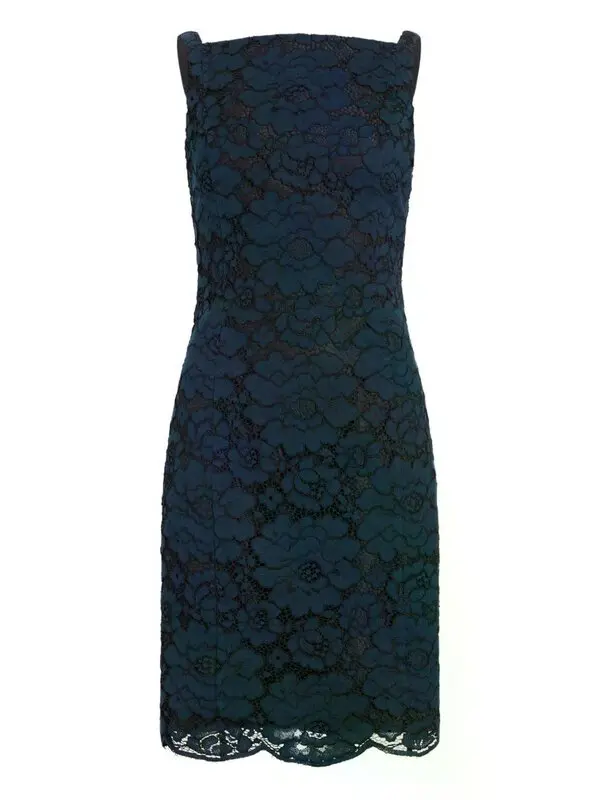 PATOU Floral Lace Mini Dress