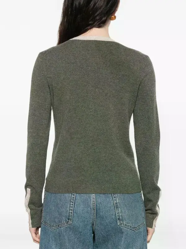 Eric Bompard Round Neck Buttoned Cardigan
