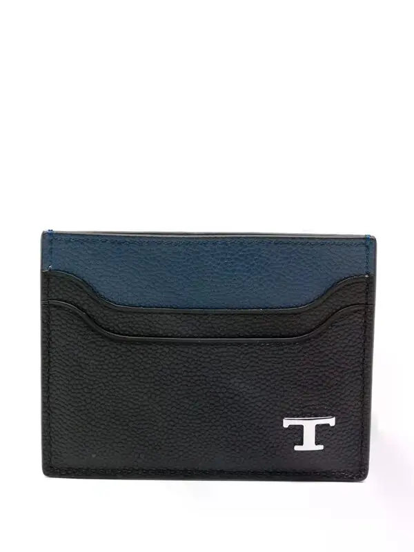 TOD'S Logo-plaque Card Holder - Black