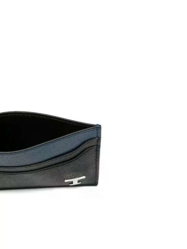 TOD'S Logo-plaque Card Holder - Black