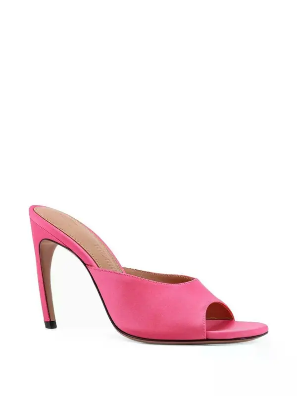 Attico Betta Rounded-toe Sandals - Pink