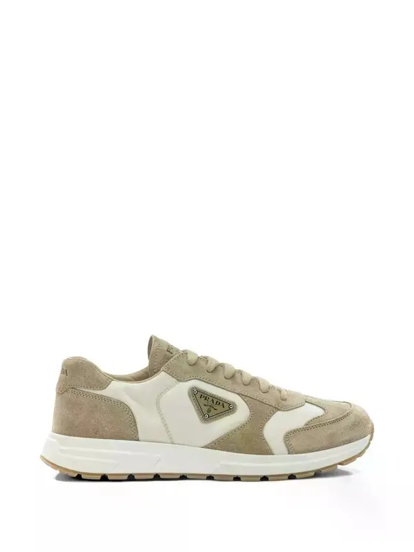 Prada Prax Suede And Re-nylon Sneakers