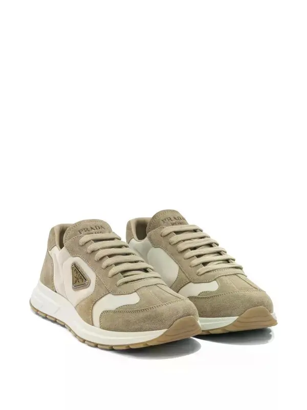 Prada Prax Suede And Re-nylon Sneakers