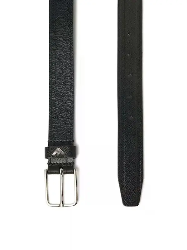 Emporio Armani Tongue Belt - Black