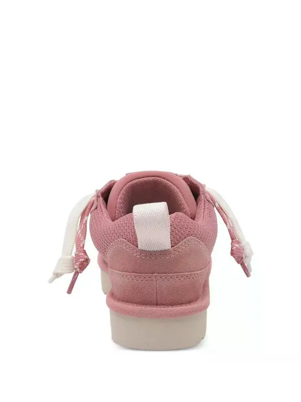 UGG Suede Low Top Lace-up Sneakers - Pink