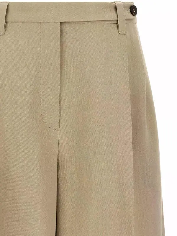 Brunello Cucinelli Belt-loop Pleated Shorts - Neutrals