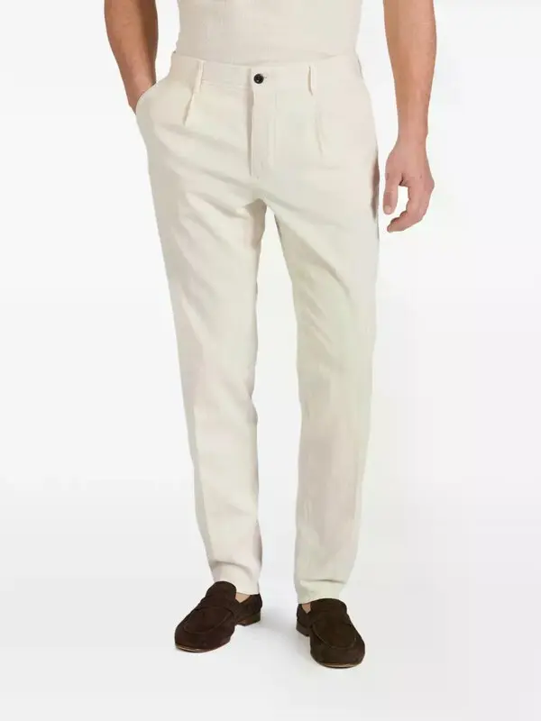 SLOWEAR Buttoned Trousers - Neutrals