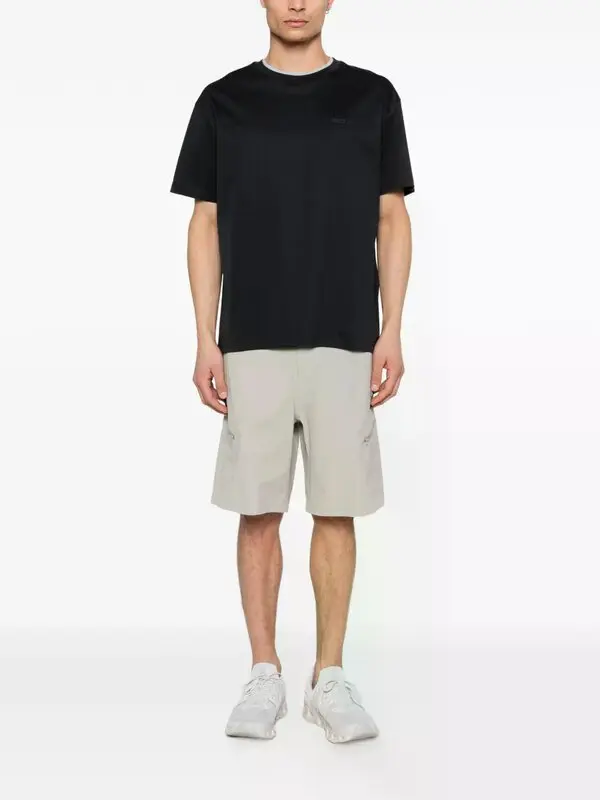 Mackage Contrast Crewneck T-shirt - Blue