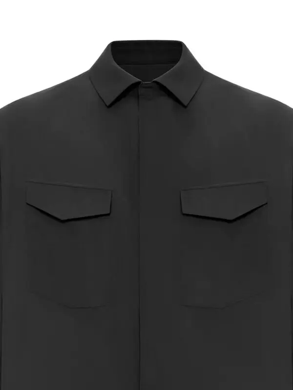 Veilance Flap-pocket Shirt - Black