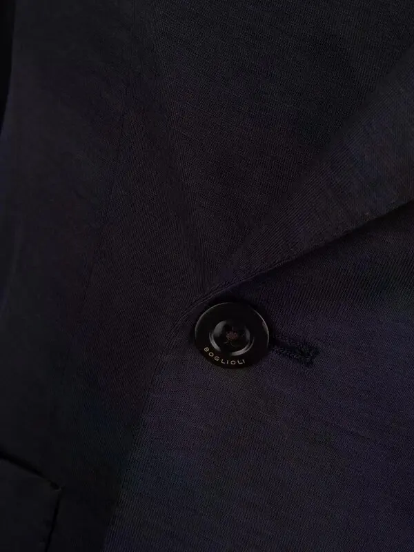 Boglioli Double-breasted Jacket - Blue