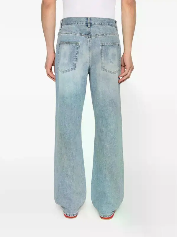 TONYWACK Straight Leg Denim Jeans