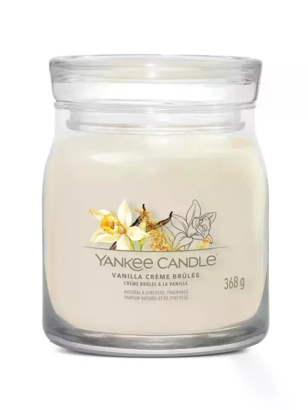 YANKEE CANDLE Medium Vanilla Crème Brûlée Candle