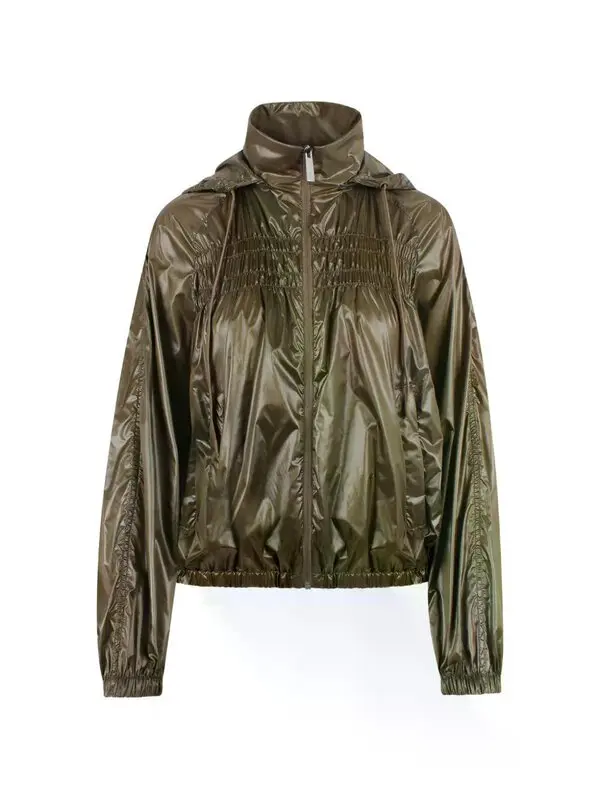 Herno Drawstring Hooded Jacket - Green
