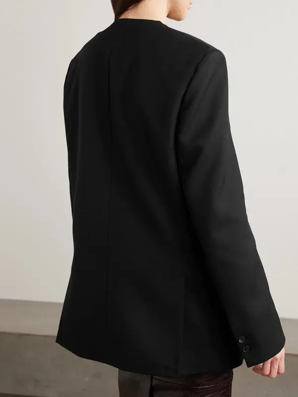 THE FRANKIE SHOP Winsen Oversized Woven Blazer