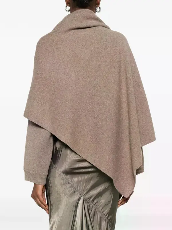 Magda Butrym Draped Wool Poncho