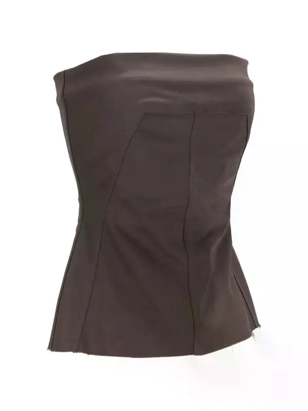 Rick Owens Concordians Bustier Top - Brown