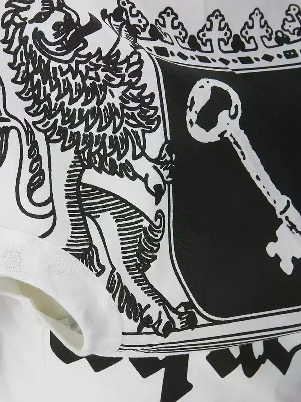 Vaquera Twisted Effect Graphic Print T-shirt