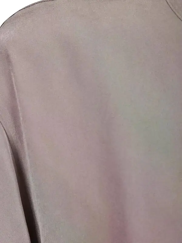 Calvin Klein Band Collar Satin Shirt