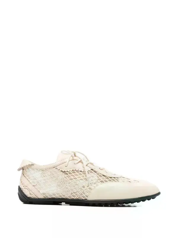 Stine Goya Lace Detail Sneakers - Neutrals