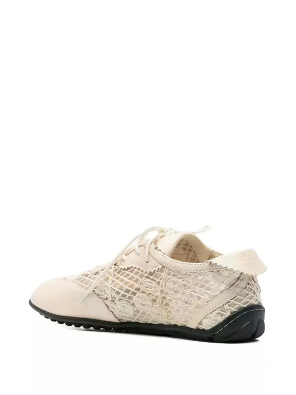 Stine Goya Lace Detail Sneakers - Neutrals
