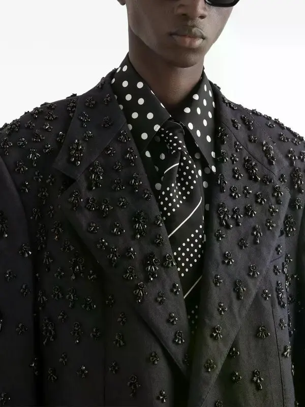 Dolce & Gabbana Single-breasted Embroidered Jacket