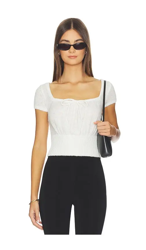 Majorelle Denise Short Sleeve Sweater