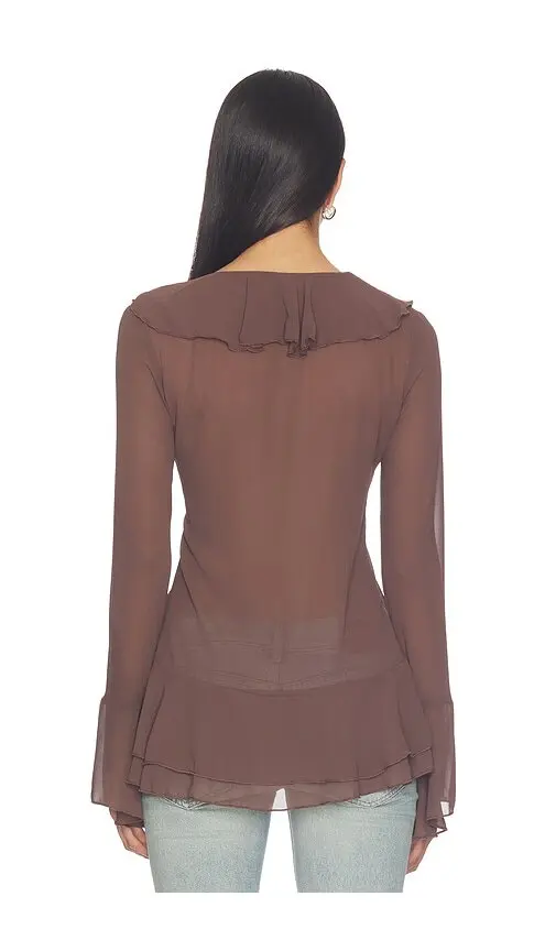 MORE TO COME Alisia Top - Brown