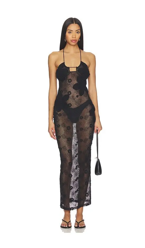 MORE TO COME Trina Maxi Dress In . Also - Black