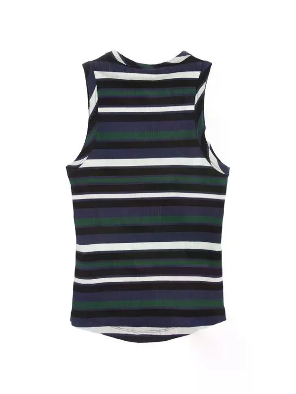 You Must Create Striped Ribbed Knit Vest