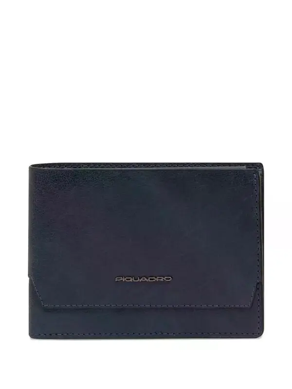 PIQUADRO Flap Wallet - Blue