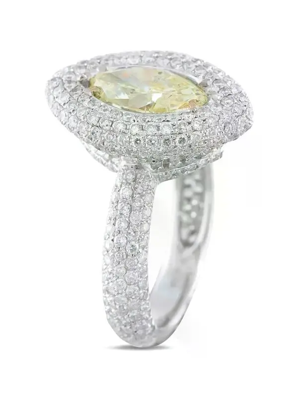 LB EXCLUSIVE 18k White Gold Diamond Ring