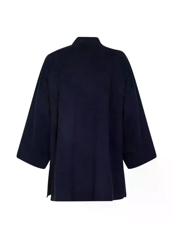 Max Mara Patch Pocket Coat - Blue