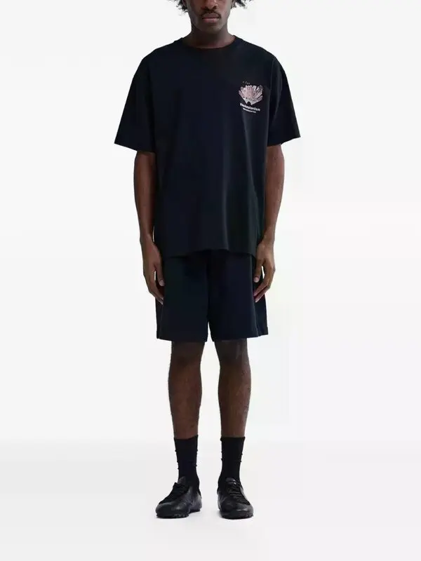 NEW AMSTERDAM SURF ASSOCIATION Tropical Print T-shirt - Black