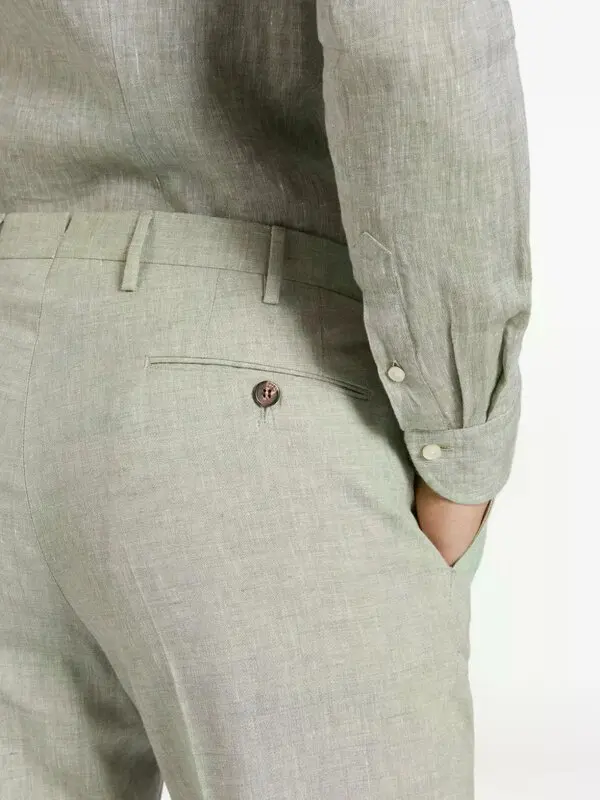 SLOWEAR Buttoned Trousers - Green