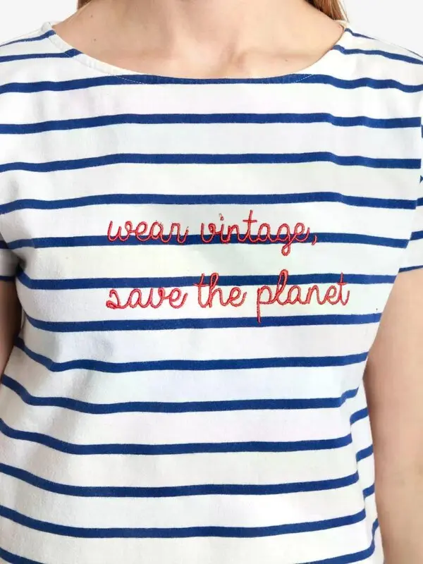 CAVALLI E NASTRI Striped T-shirt - White