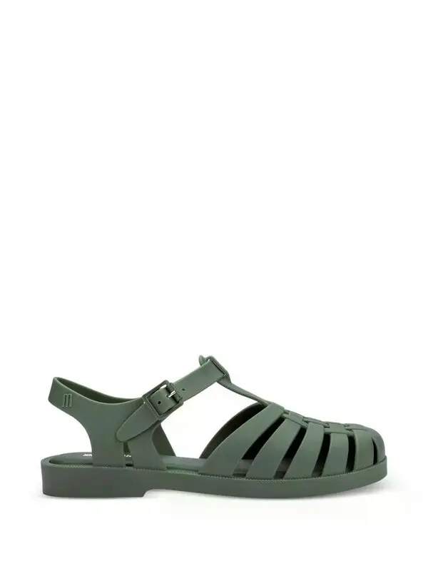 Melissa Possession Buckled Slingback Sandals - Green