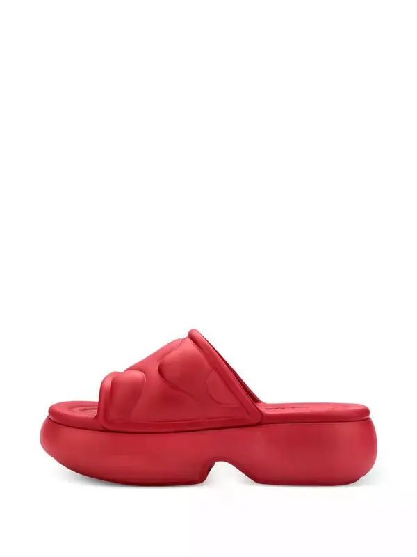 Melissa Free Puff Platform Slides - Red