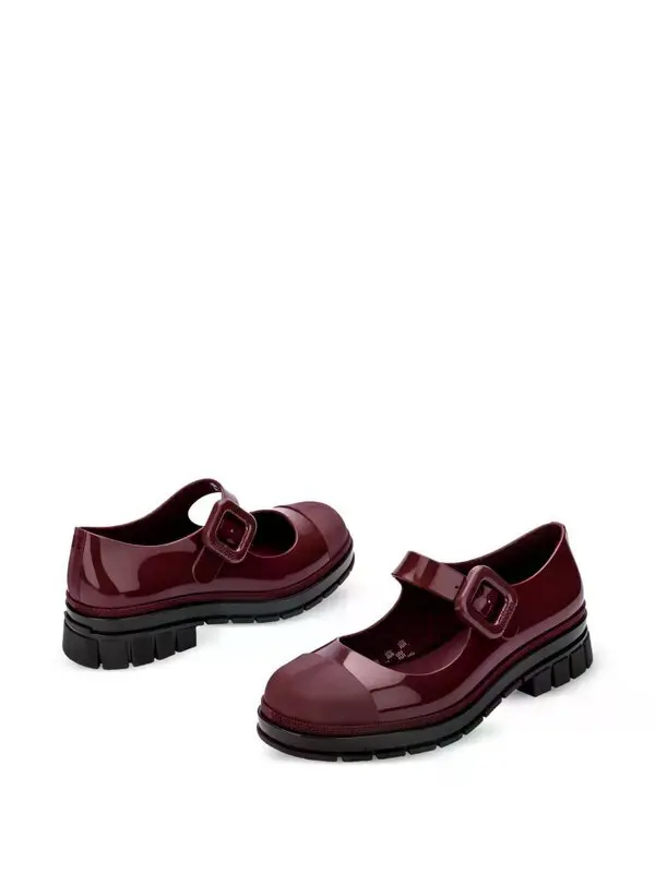 Melissa June Buckle Pumps - Red