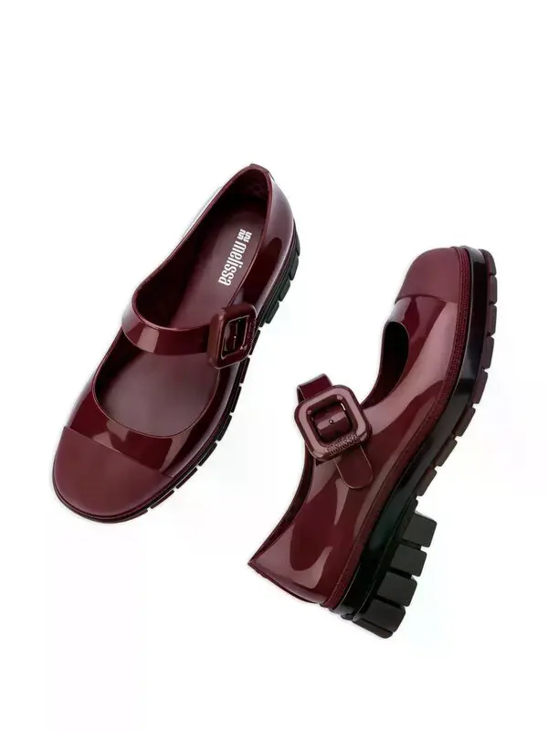 Melissa June Buckle Pumps - Red