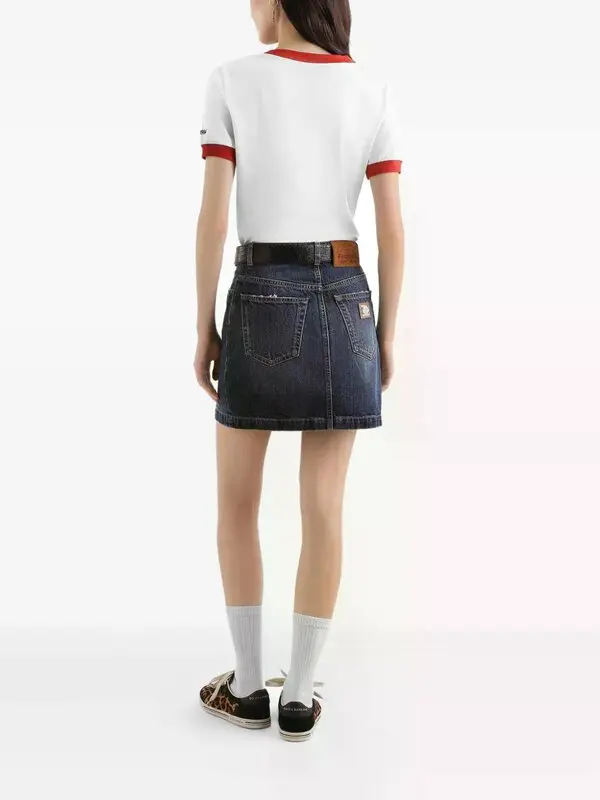 Dolce & Gabbana Logo Print Cotton T-shirt - White